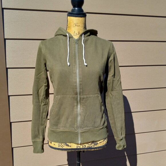 Pact | Tops | Pact Green Organic Cotton Zippered Hoodie Size S | Poshmark